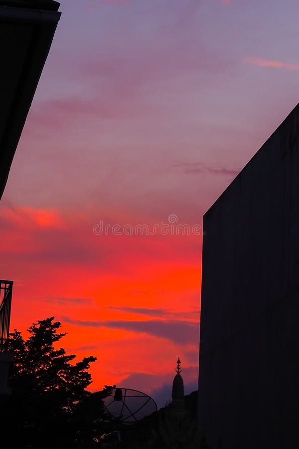 Sunset. Last night... stock image. Image of cloud, lake - 240931709