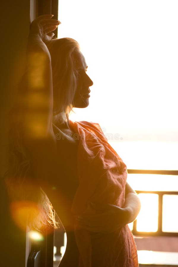 Sunset Light on the Mountain Stock Photo - Image of holy, majestic ...