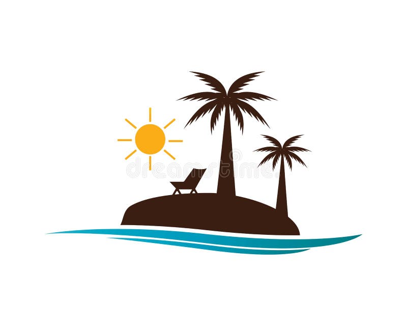 Sunset logo template stock vector. Illustration of graphic - 136923465