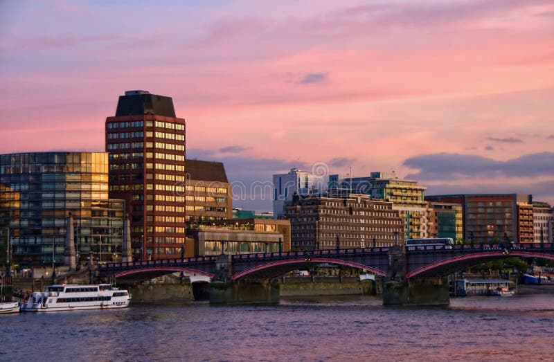 Sunset London stock photo. Image of lambeth, outdoor - 11233492