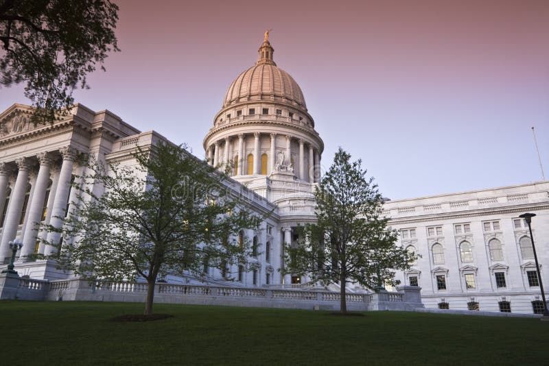 Sunset in Madison stock image. Image of place, madison - 9465309