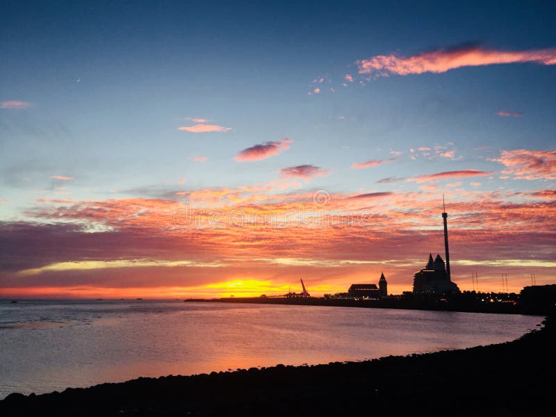 Beautiful sunset stock photo. Image of magic, hours - 122489474