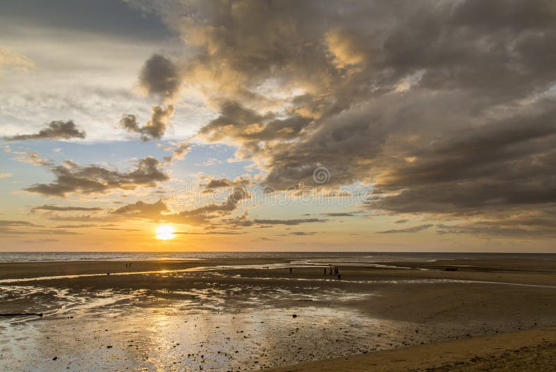 Plain beach scenery stock image. Image of alone, vacation - 4505713