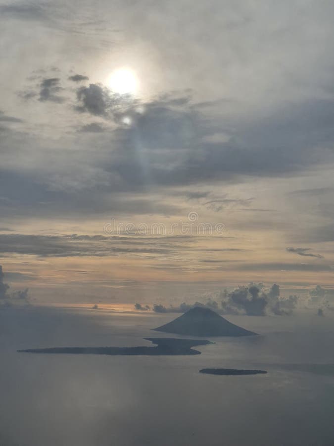 Sunset in Manado Sulawesi Utara View Stock Image - Image of manado ...
