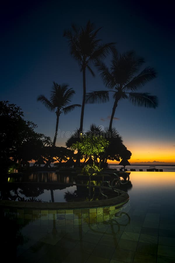 Sunset at Mauritius Beach - a Breathtaking Tropical Evening Stock Photo ...