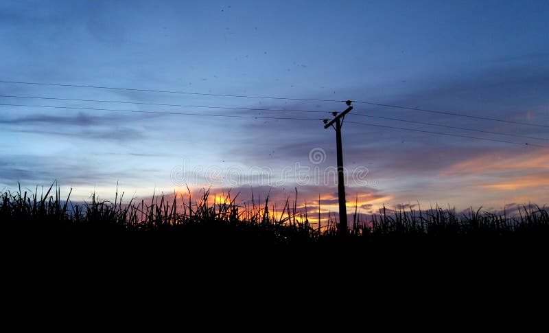 Sunset mauritius island stock photo. Image of island - 174170508