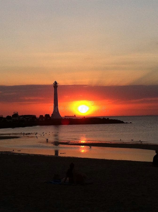 Sunset of Melbourne City stock photo. Image of high, melbourne - 51583648