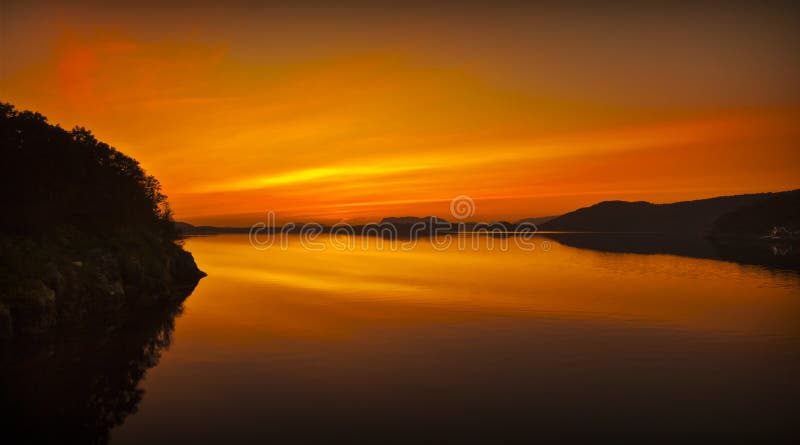 Sunset at Midnight stock image. Image of saturated, spectacular - 25237161