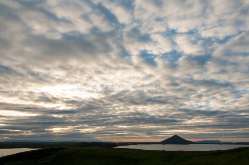 Sunset at midnight stock photo. Image of midnight, spectacular - 101126040