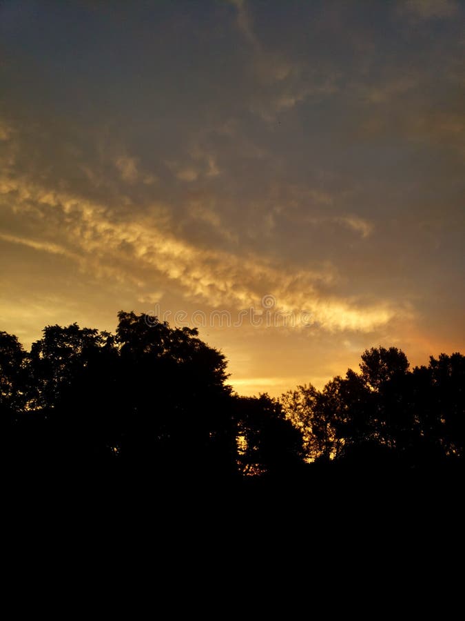 Sunset in the midwest stock photo. Image of sunset, midwest - 122425374