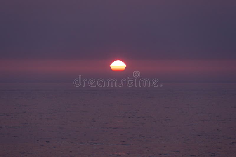 Sunset Mirage - Sun in a Form of Cupcake Stock Photo - Image of dusk ...
