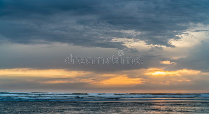 Sunset at Moclips Washington State Stock Photo - Image of sunset ...