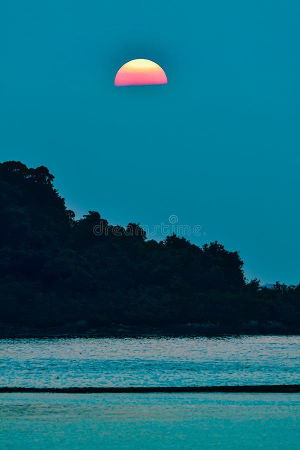 Sunset the Most Biggest Natural Beauty Stock Image - Image of lighting ...