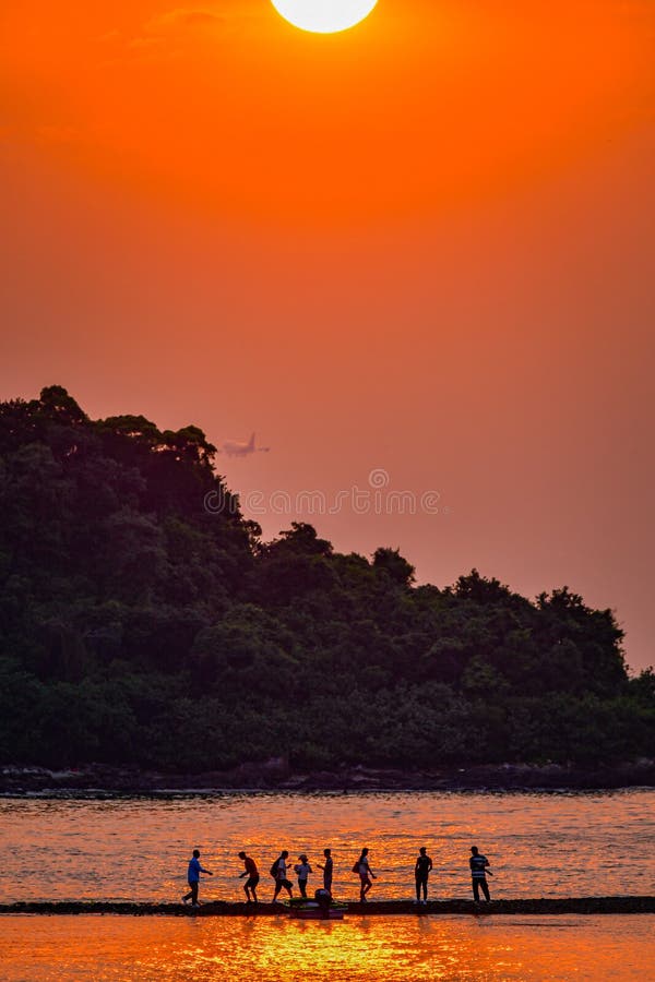 Sunset the Most Biggest Natural Beauty Stock Image - Image of lighting ...