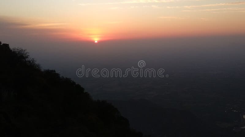 Sunset in Mount abu stock photo. Image of mount, sunset - 176006482