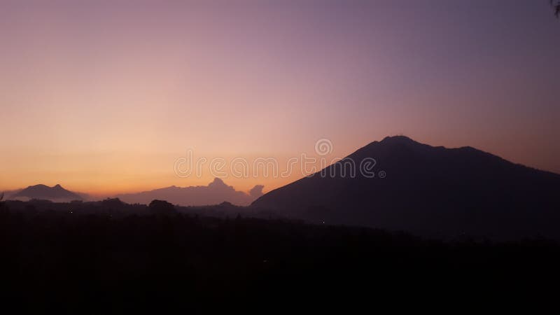Sunset mount stock photo. Image of awan, sunset, gunung - 103771768
