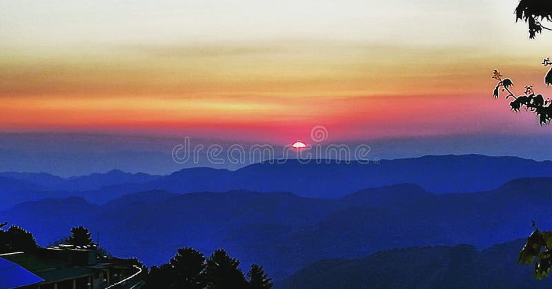 Sunset stock photo. Image of scenery, sunset, nature - 115057466