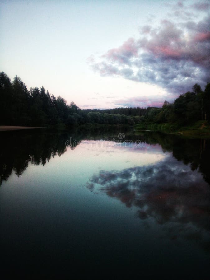 Sunset stock photo. Image of silence, nature, sunset - 152595104