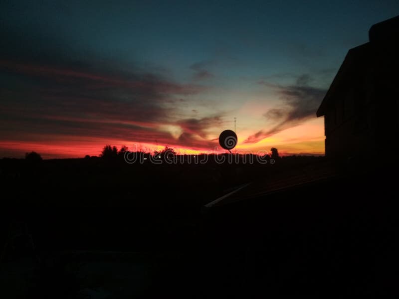 Sunset stock photo. Image of night, evening, sunset - 122991784