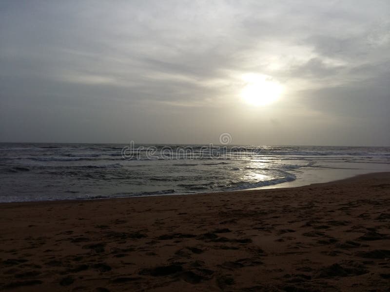 Sunset North Goa stock image. Image of north, view, beautiful - 77461187