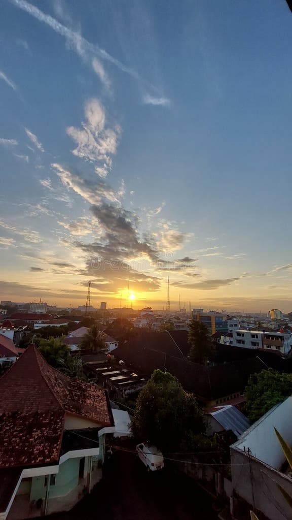 Sunset not perfect stock photo. Image of town, sunsenot - 275505850