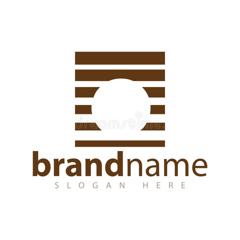 Sunset Oasis Square Logo Icon Vector Stock Vector - Illustration of ...