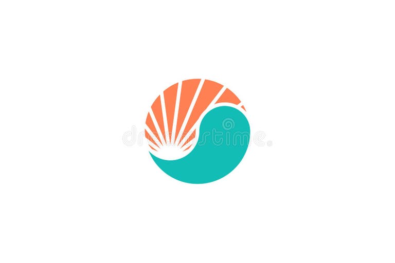 Round Sunset Sunrise Circle Emblem Stock Illustrations – 4,564 Round ...