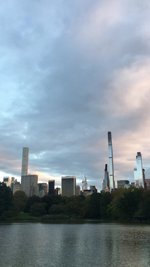 October at Central Park in Manhattan, New York, NY. Stock Footage ...