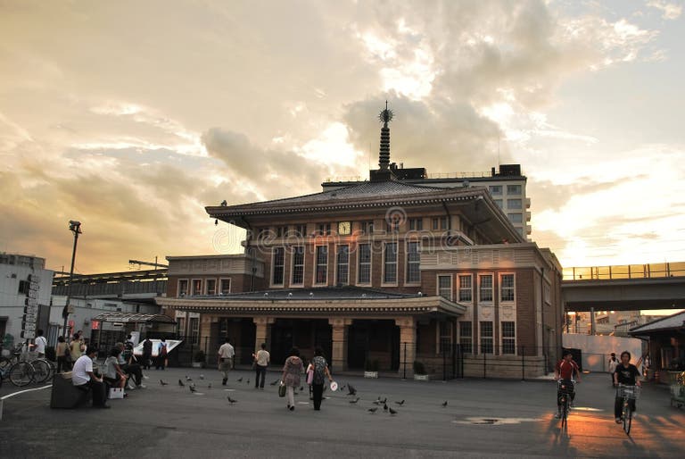 Sunset at Old Nara Train Station Editorial Image - Image of travel ...
