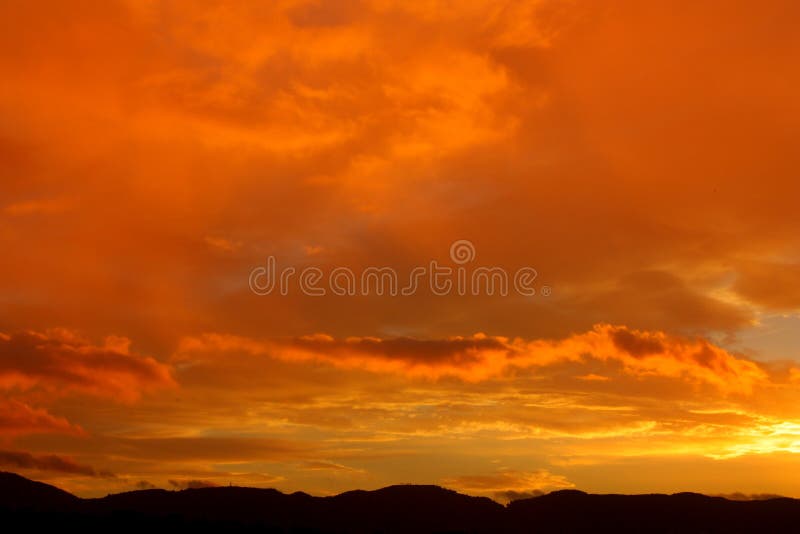 Sunset stock image. Image of hope, orange, skies, begining - 44892955