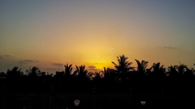 Sunset stock photo. Image of yellow, sunset, travel, orange - 92885764