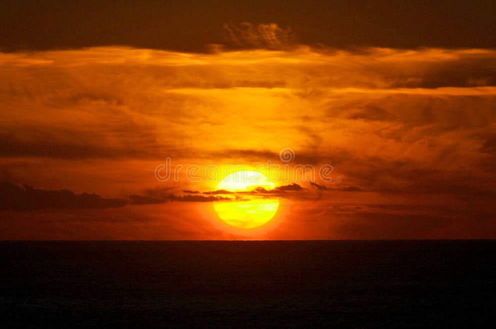 Sunset stock photo. Image of america, peru, reflection - 48263766