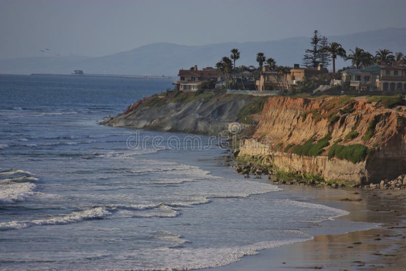 Sunset over California stock photo. Image of beach, relaxing - 57679988