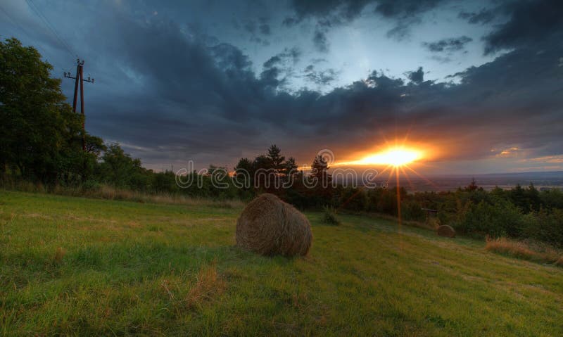 Beautiful Countryside Scene Stock Photo - Image of blue, peaceful: 10879578