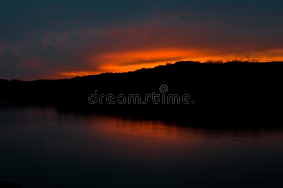 Sunset over Clemson stock photo. Image of capture, beauty - 87804848