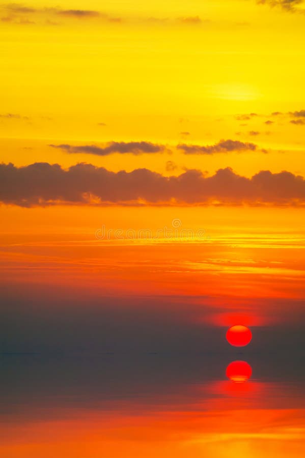 Sunset over cold ocean.2 stock photo. Image of plane - 27200852