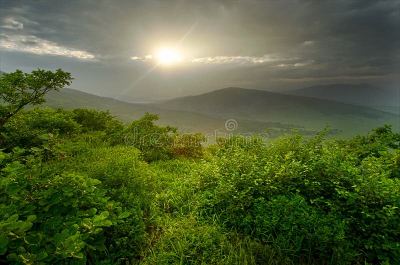 Sunny day landscape stock image. Image of sunny, view - 82731101