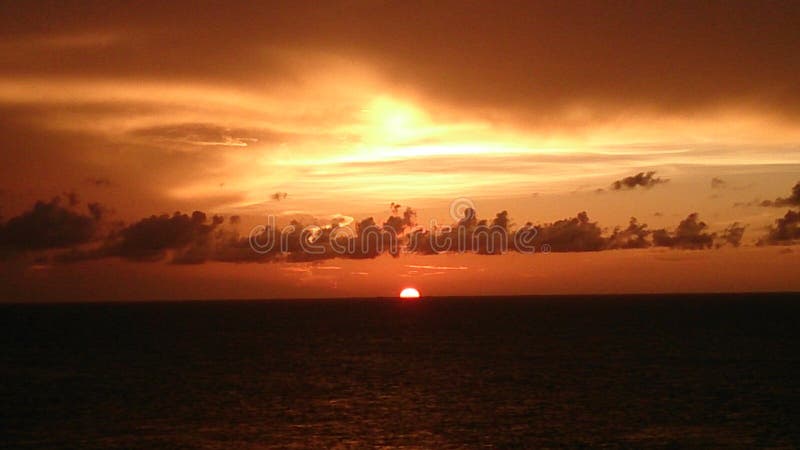 Sunset Over the Gulf of Mexico, Florida Stock Photo - Image of gulf ...