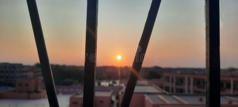 Sunset Over Jemaa El-Fnaa Square in Marrakech Stock Photo - Image of ...