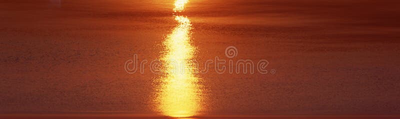 Sunset over lake stock image. Image of tranquil, scenic - 23162925