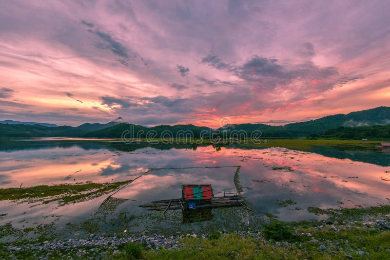 Sunset over marsh stock image. Image of dusk, cool, marshland - 78400569