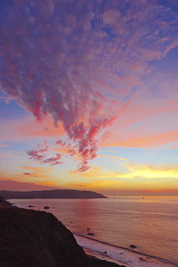 Sunset over the ocean stock photo. Image of peace, romantic - 39286508