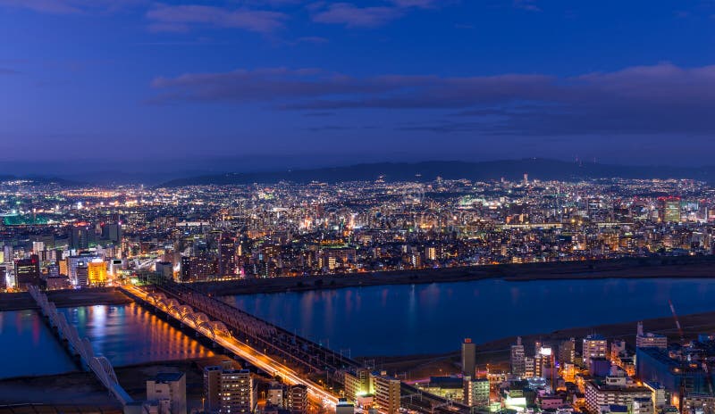 View of the Pacific Ocean, Osaka, Japan Editorial Image - Image of ...