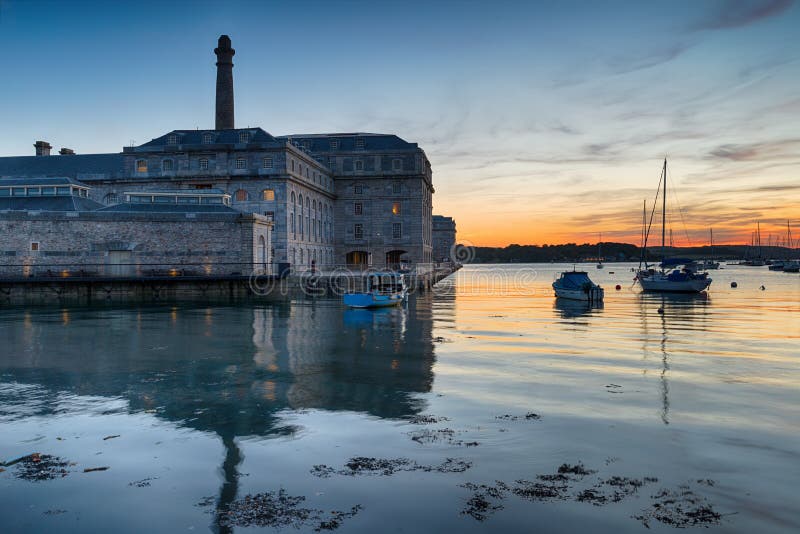 Sunset Over Plymouth in Devon Stock Image - Image of england, plymouth ...