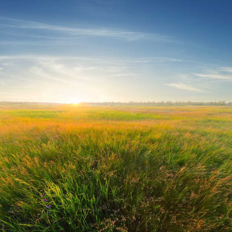 Dramatic Sunset in a Mountains Stock Image - Image of bright, clouds ...
