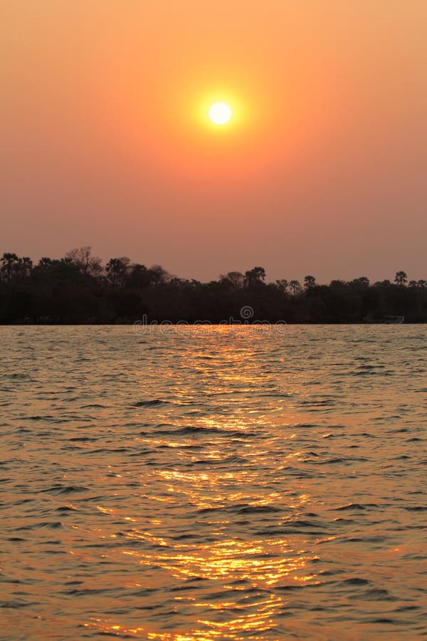 Sunset over the river stock photo. Image of river, colour - 73074836