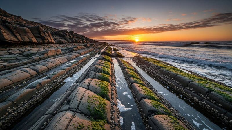 Long Parallel Rock Layers Stock Illustrations – 6 Long Parallel Rock ...