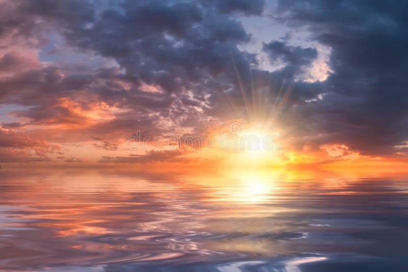Beautiful heavenly sunset stock photo. Image of faith - 27407604