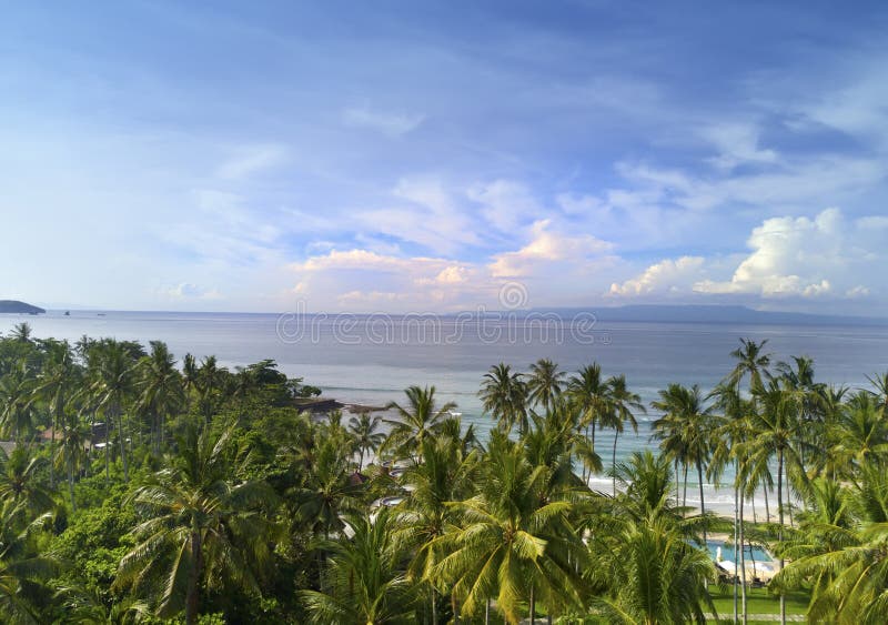 Sunset. Over the Sea Indonesia Stock Photo - Image of view, beautiful ...