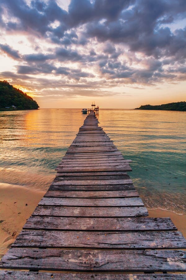 Sunset over the sea. stock photo. Image of sand, nature - 36320646